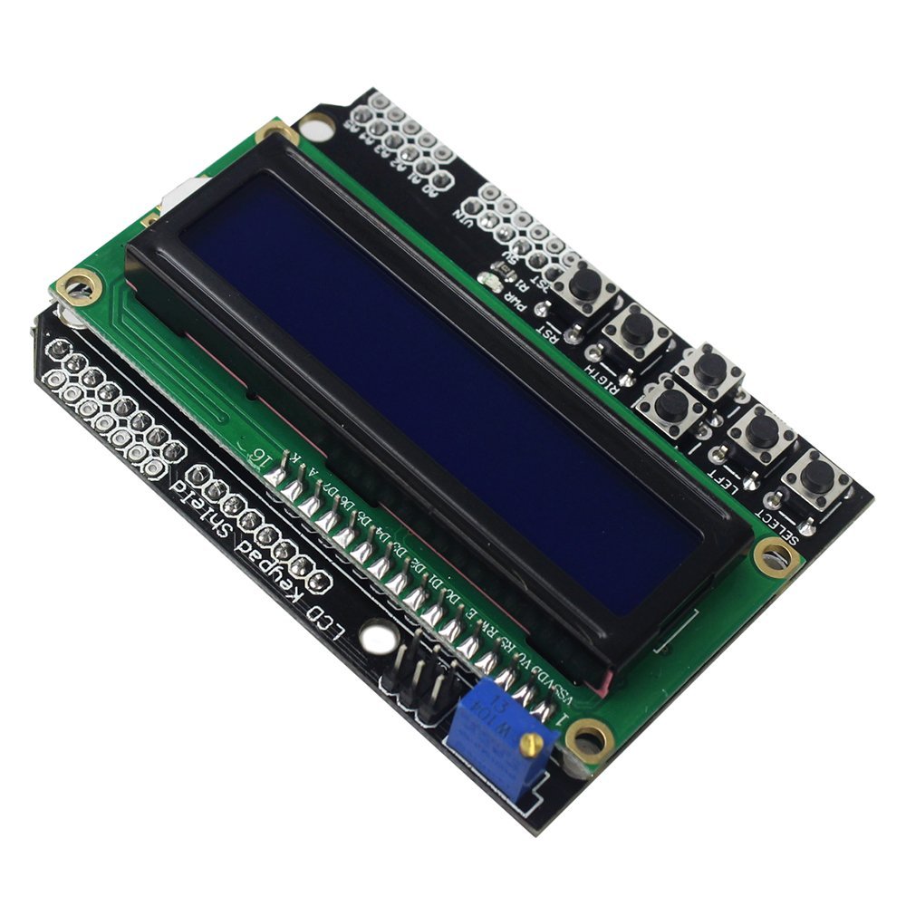 Arduino LCD Keypad Shield LCD1602 液晶螢幕按鍵擴展板 - 台灣智能感測科技