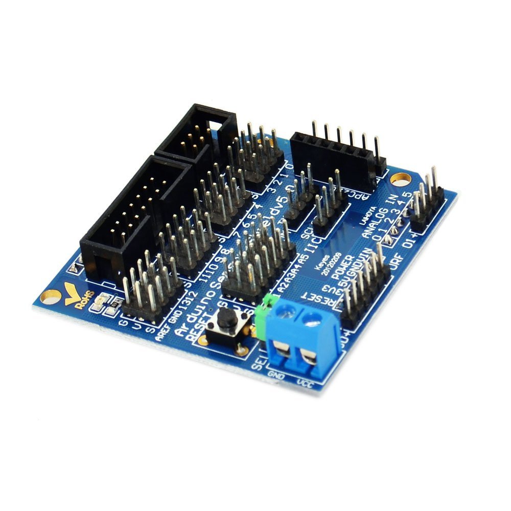 Arduino Sensor Shield V5.0 感測器擴展板 UNO R3 開發神器 - 台灣智能感測科技