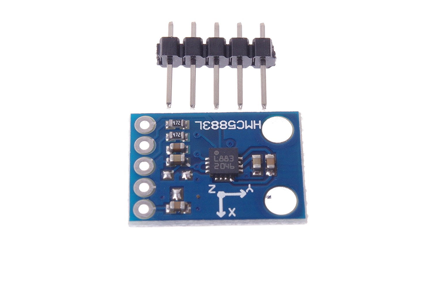 QMC5883L 三軸磁場感測器 電子指南針 電子羅盤傳感器 - 台灣智能感測科技