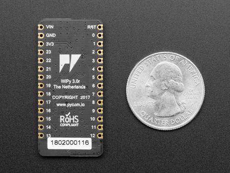 PYCOM WiPy 3.0 - WiFi BLE Module, MicroPython 企業級物聯網開發平台 原裝進口 - 台灣智能感測科技