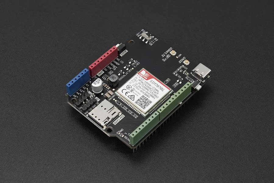 Arduino SIM7070G 支援 CAT-M NB-IoT GSM GPRS EDGE 等通訊方式 4G 通訊擴展板 台灣全頻段都支援 ...
