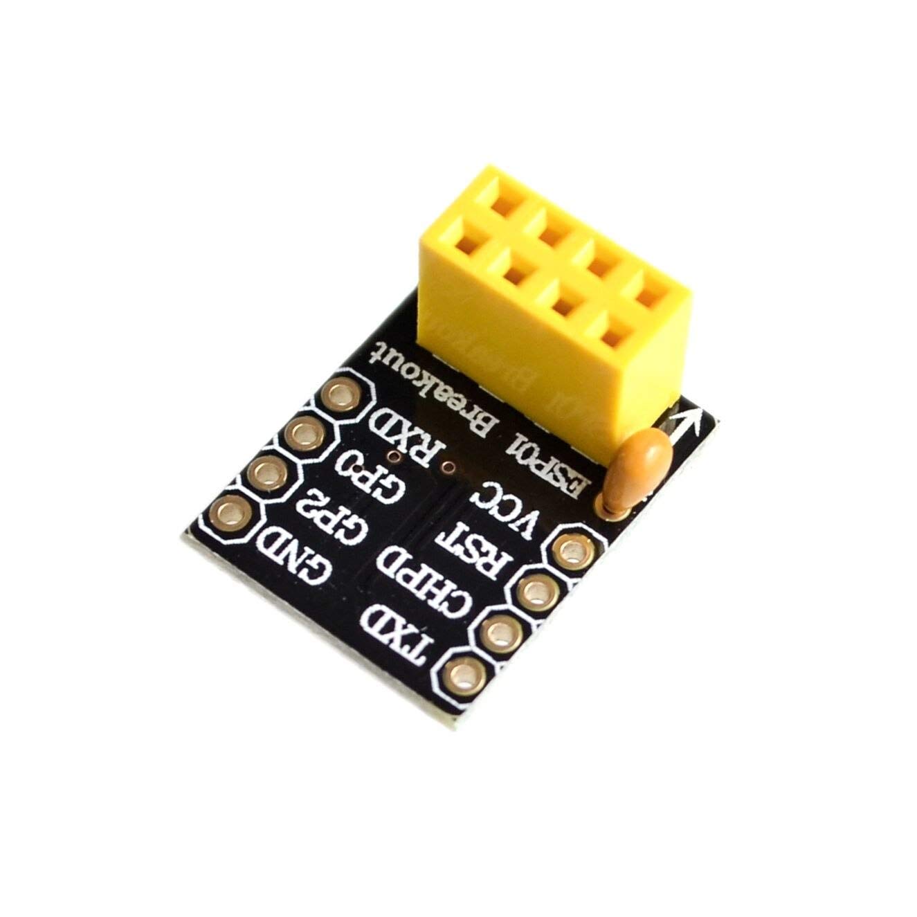 ESP8266 ESP01 ESP01S 麵包板轉接模組 可轉接至 麵包板 PCB洞洞板 針腳無焊接 - 台灣智能感測科技