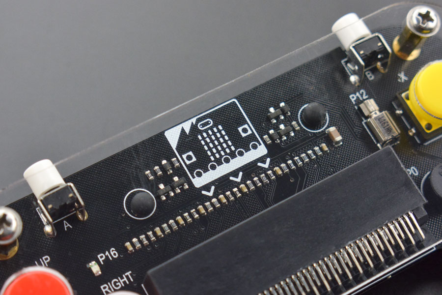 DFRobot Micro:bit Game pad 遊戲手柄擴展板 含教學範例 (本商品不含 microbit主板) - 台灣智能感測科技