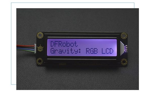 Gravity: I2C LCD1602 RGB彩色背光液晶屏 DFRobot 原裝進口 - 台灣智能感測科技