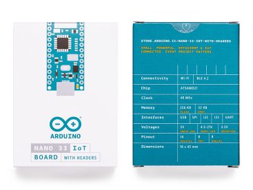 Arduino Nano 33 IoT with headers 物聯網開發板 Arduino官方 台灣正式代理 - 台灣智能感測科技
