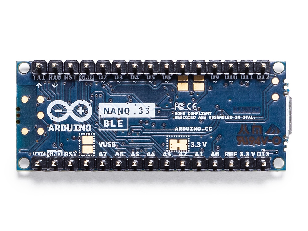 Arduino Nano 33 BLE with headers 藍芽 5.0 開發板 內建九軸多功能感測器 台灣正式代理 - 台灣智能感測科技