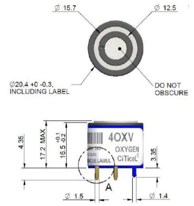 CITY 氧氣傳感器.氧氣探頭 4OXV CiTiceL AAY80-390R AAY80-390R 40xLL 4OX2 電化學氧氣傳感器 ...