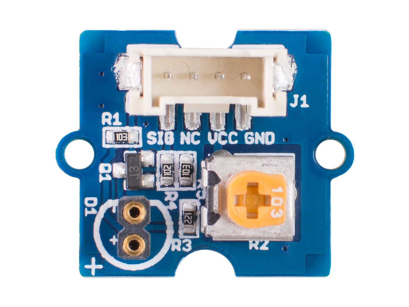 Grove - LED Pack 可置換型 4色LED 實驗套件 內建 LED 亮度的旋轉按鈕 - 台灣智能感測科技