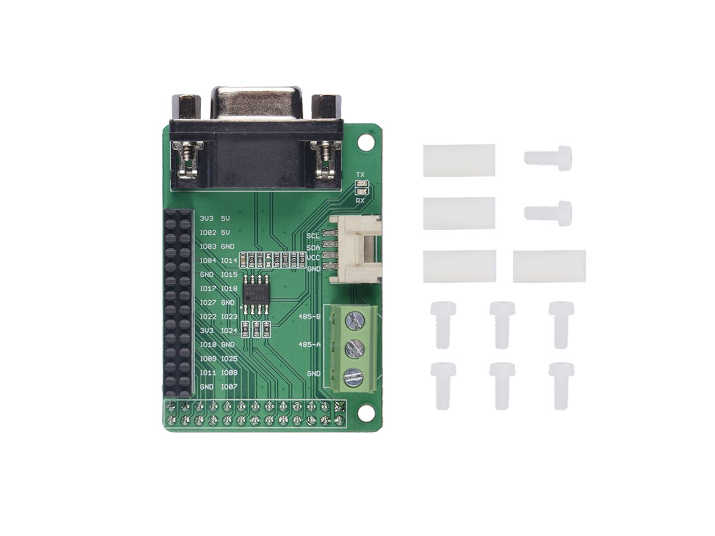RS-485 Shield for Raspberry Pi RS485 擴展板 樹莓派 4B 可用 - 台灣智能感測科技