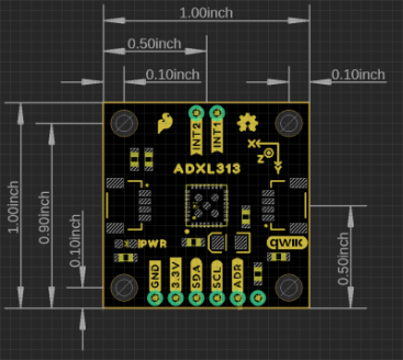 SparkFun Triple Axis Digital Accelerometer Breakout - ADXL313 (Qwiic) 三軸加速度計 - 台灣智能感測科技