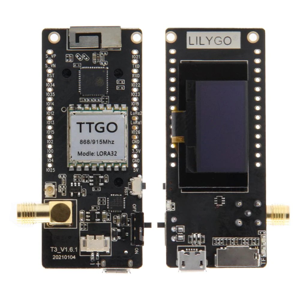 TTGO LoRa32 V2.1 ESP32 OLED 0.96寸藍牙WIFI 物聯網開發板 915 台灣頻段 - 台灣智能感測科技