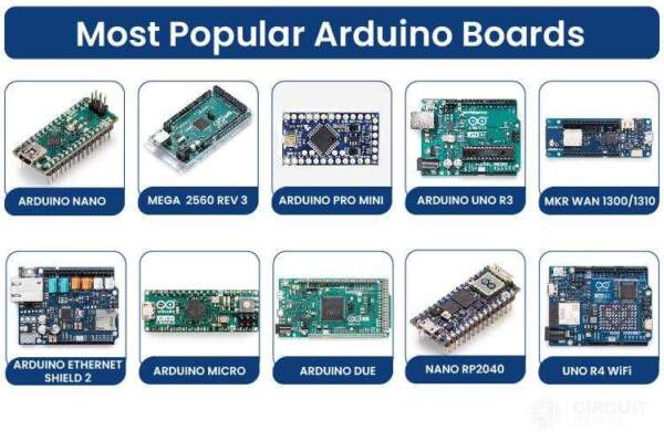 Arduino 板類型 - 規格和特點的快速比較 - 台灣智能感測科技